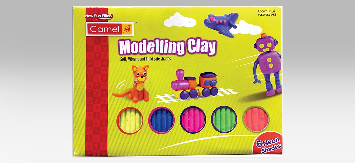 Camilin Kokuyo Clay Neon 6 Shades 100g - St. Francis De Sales Press