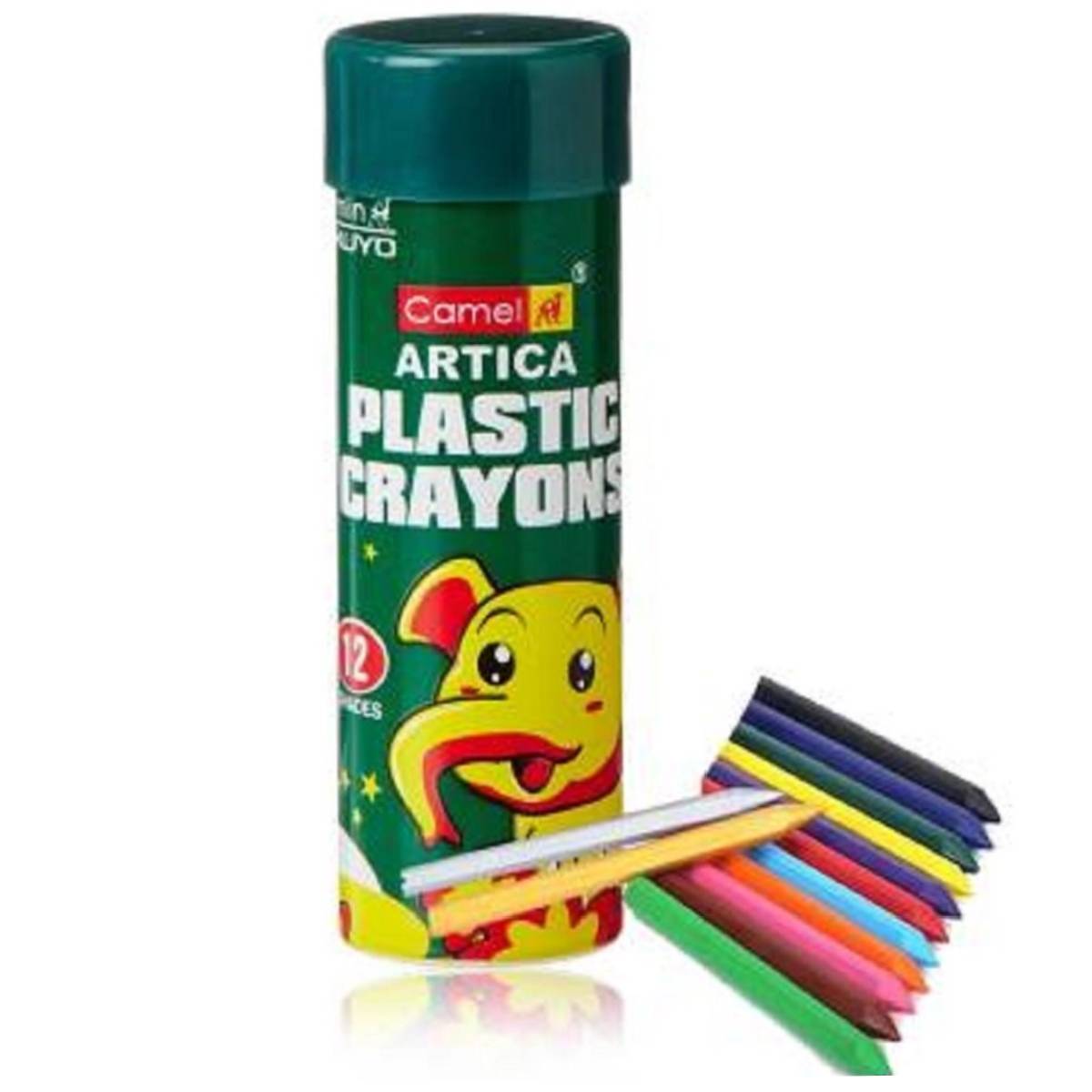 Camel Plastic Crayons Tin Pack - 12 Shades - St. Francis De Sales Press