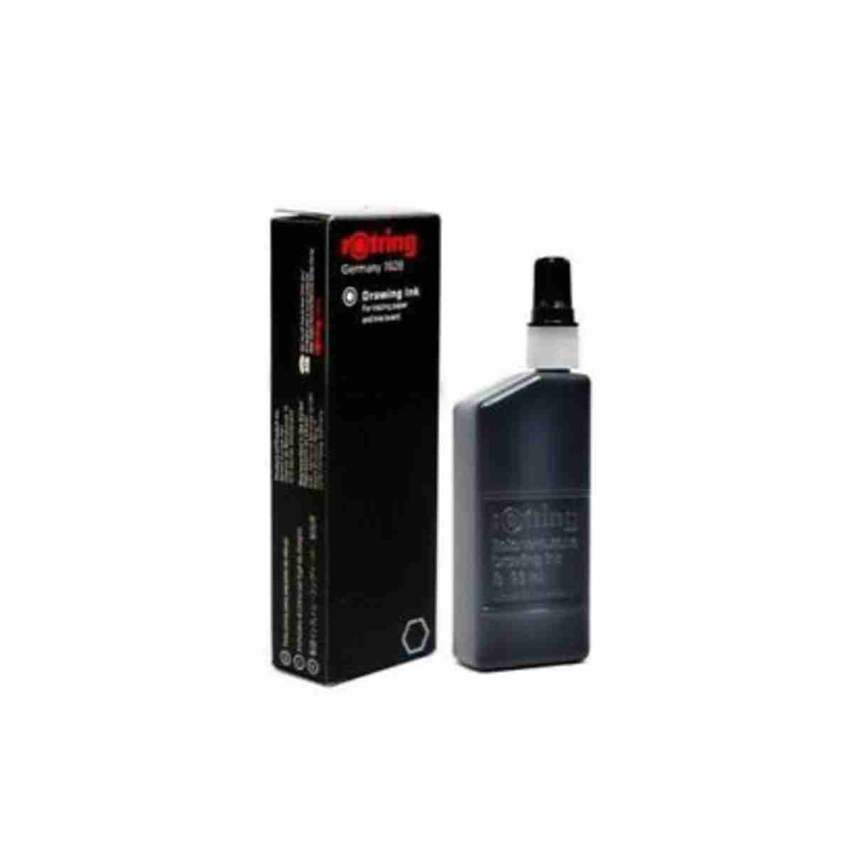 Rotring Black Drawing Ink - 23 ml Bottle - St. Francis De Sales Press